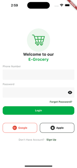 Flutter Grocery Shop App Template