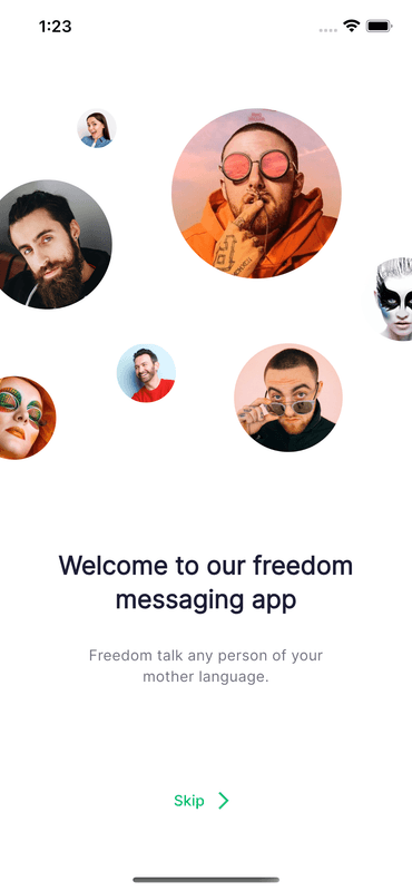 Flutter Chat/Message App Template