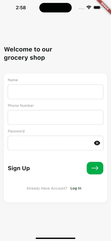 Flutter Grocery Shop App Template