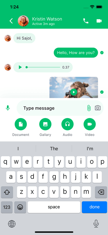 Flutter Chat/Message App Template